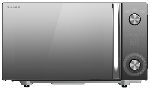 R-220MFB-BK | Microwave Oven Flatbed 20L | SHARP Indonesia